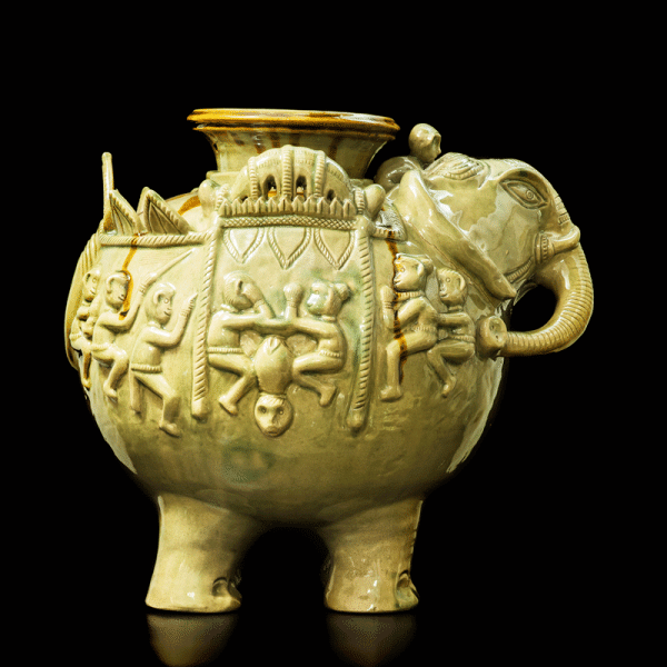 Elephant Jar - Khmer Ceramics and Fine Arts Centre