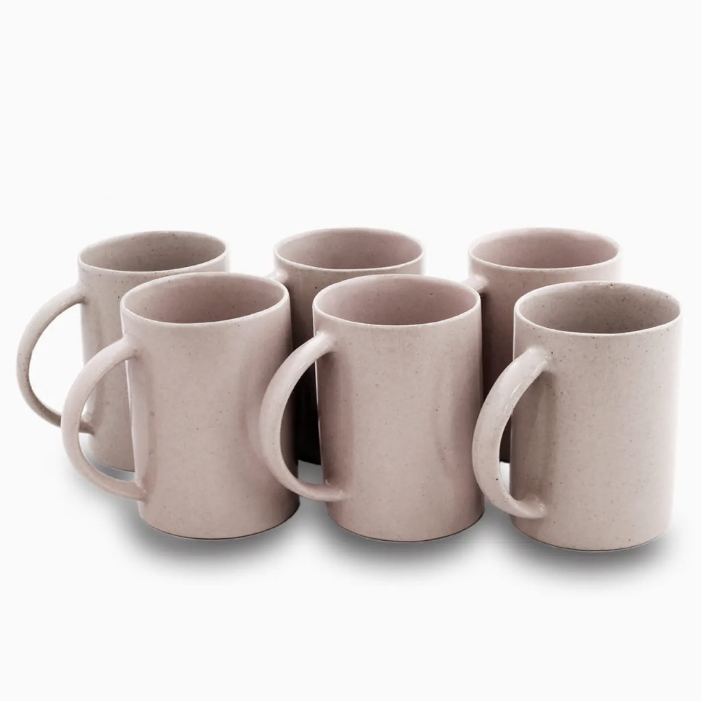 Pink Blossom Mugs Set – Khmer Ceramics and Fine Arts Centre